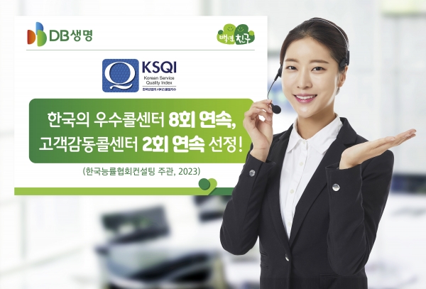 DB생명, KSQI 8회 연속 ‘한국의 우수콜센터’·2회 연속 ‘고객감동콜센터’ 선정